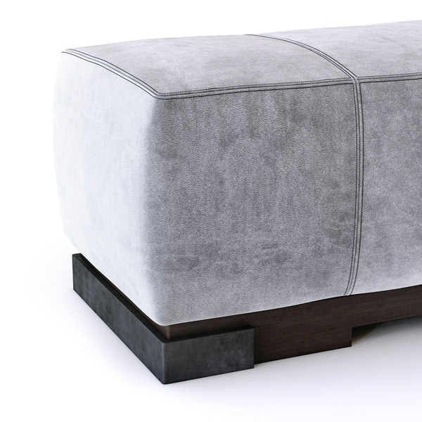 3D bench press star ottoman model - TurboSquid 1302637
