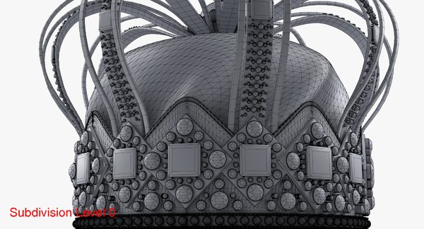 King crown 3D model - TurboSquid 1302691