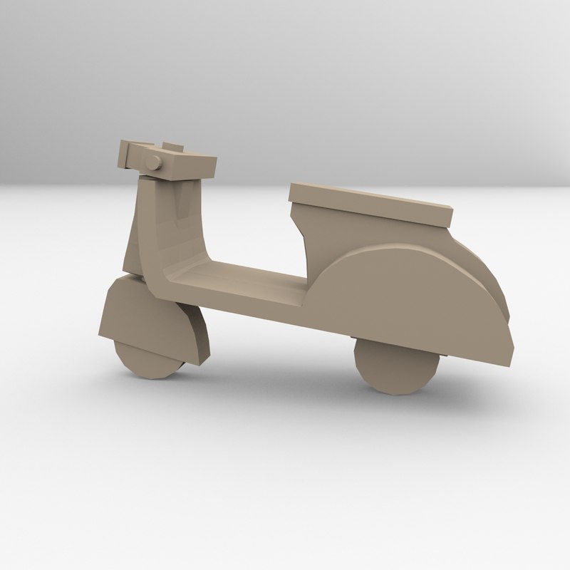 Printable scooter 3D model - TurboSquid 1302822