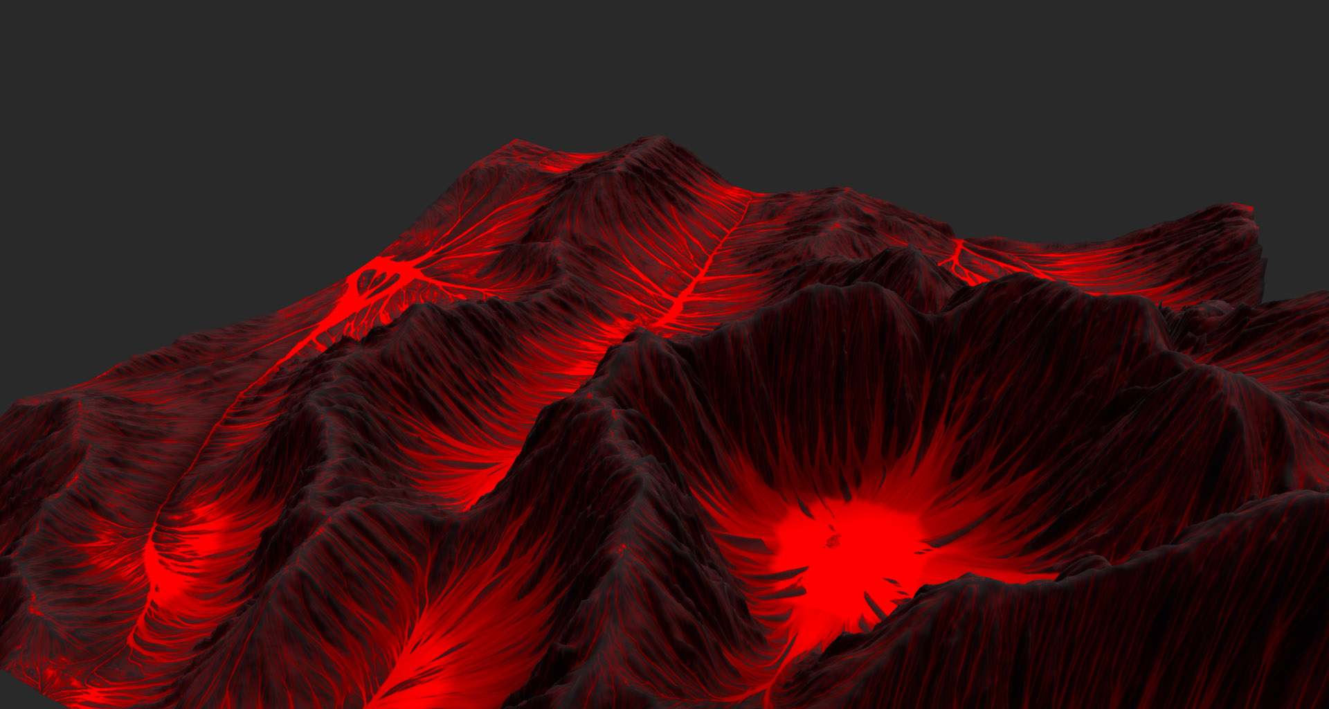 modèle 3D de Low poly Volcan réaliste Terrain 01 - Prêt pour le jeu ...