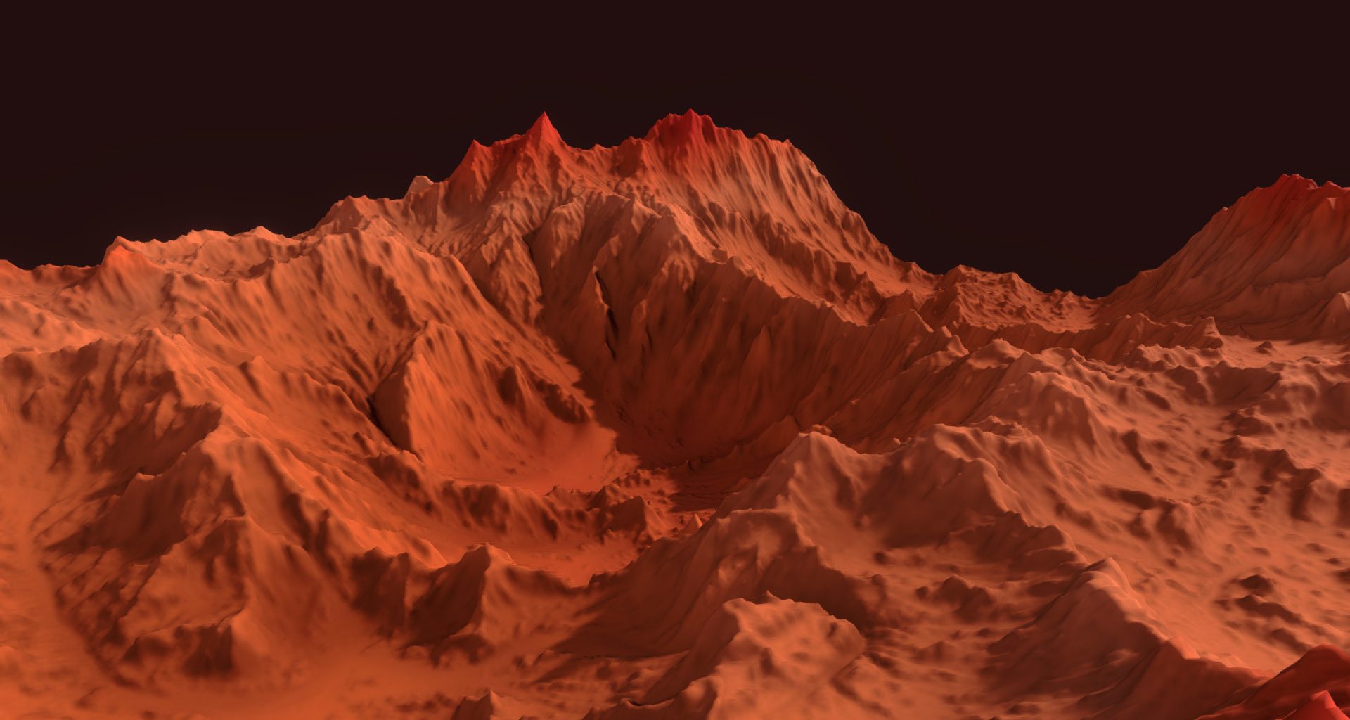 Mars terrain 3D model - TurboSquid 1303219