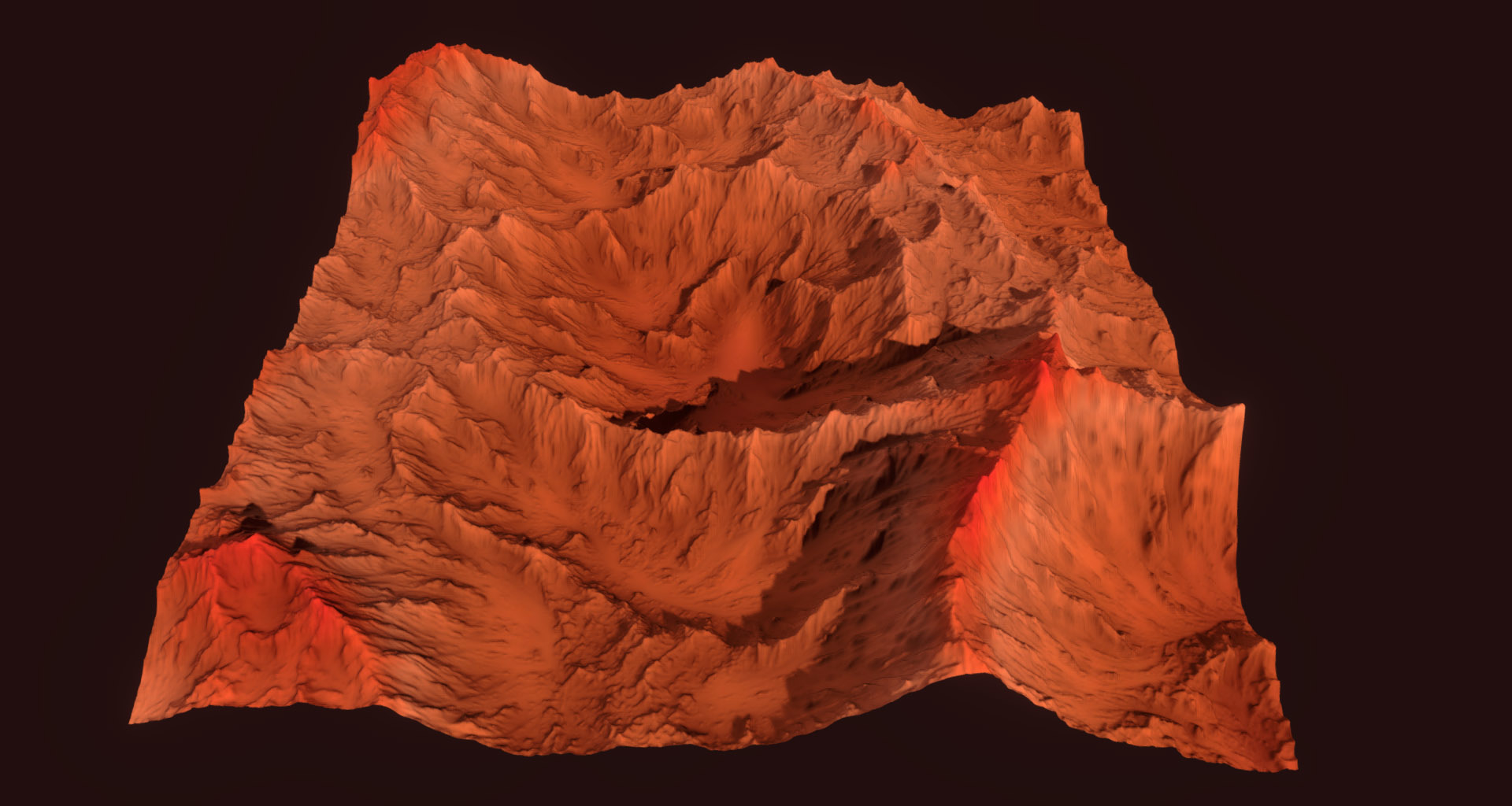 Mars terrain 3D model - TurboSquid 1303219
