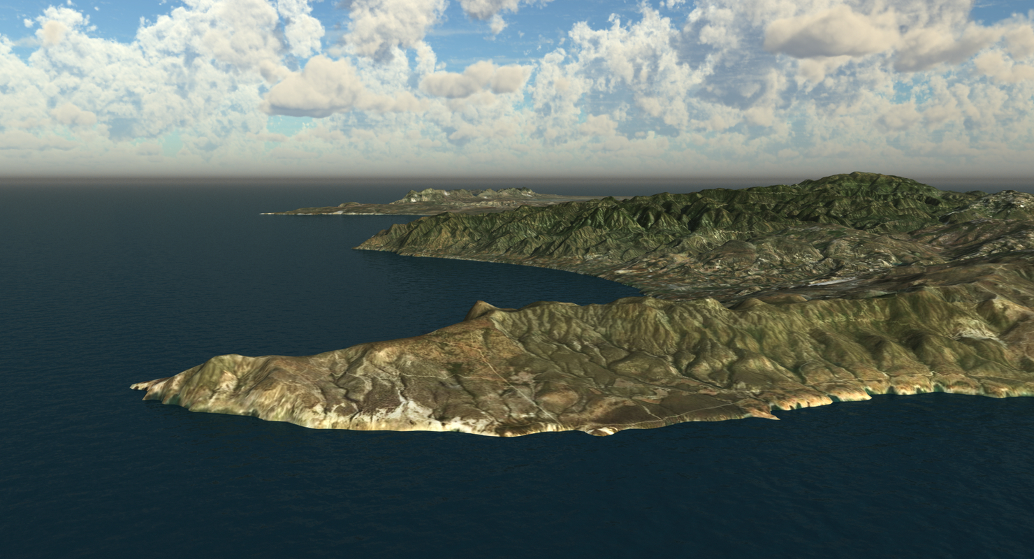 Cyprus island 3D model - TurboSquid 1303313