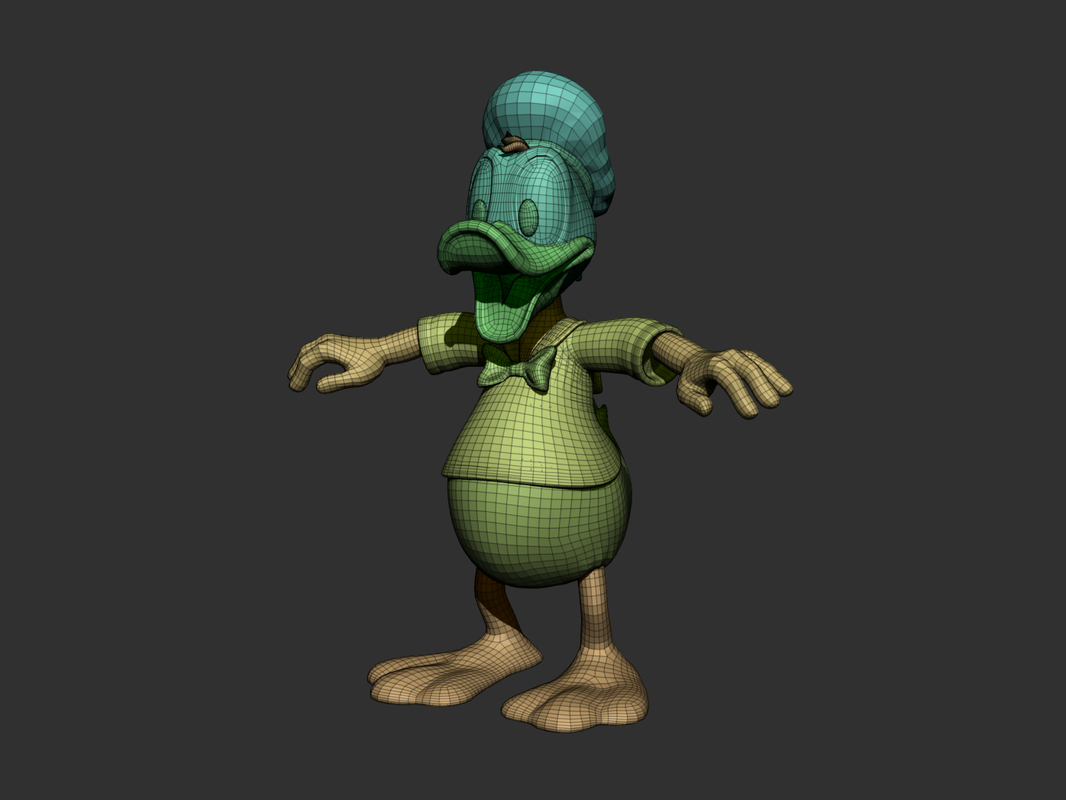 Donald duck 3D - TurboSquid 1303564