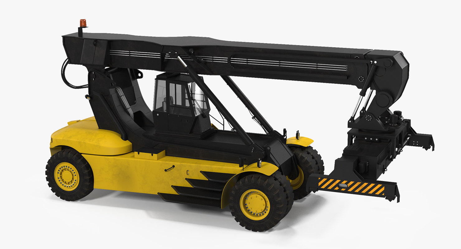 3D model reach stacker generic - TurboSquid 1303772