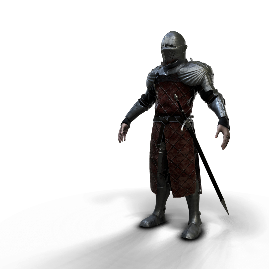 Medieval knight rigged 3D model - TurboSquid 1303821
