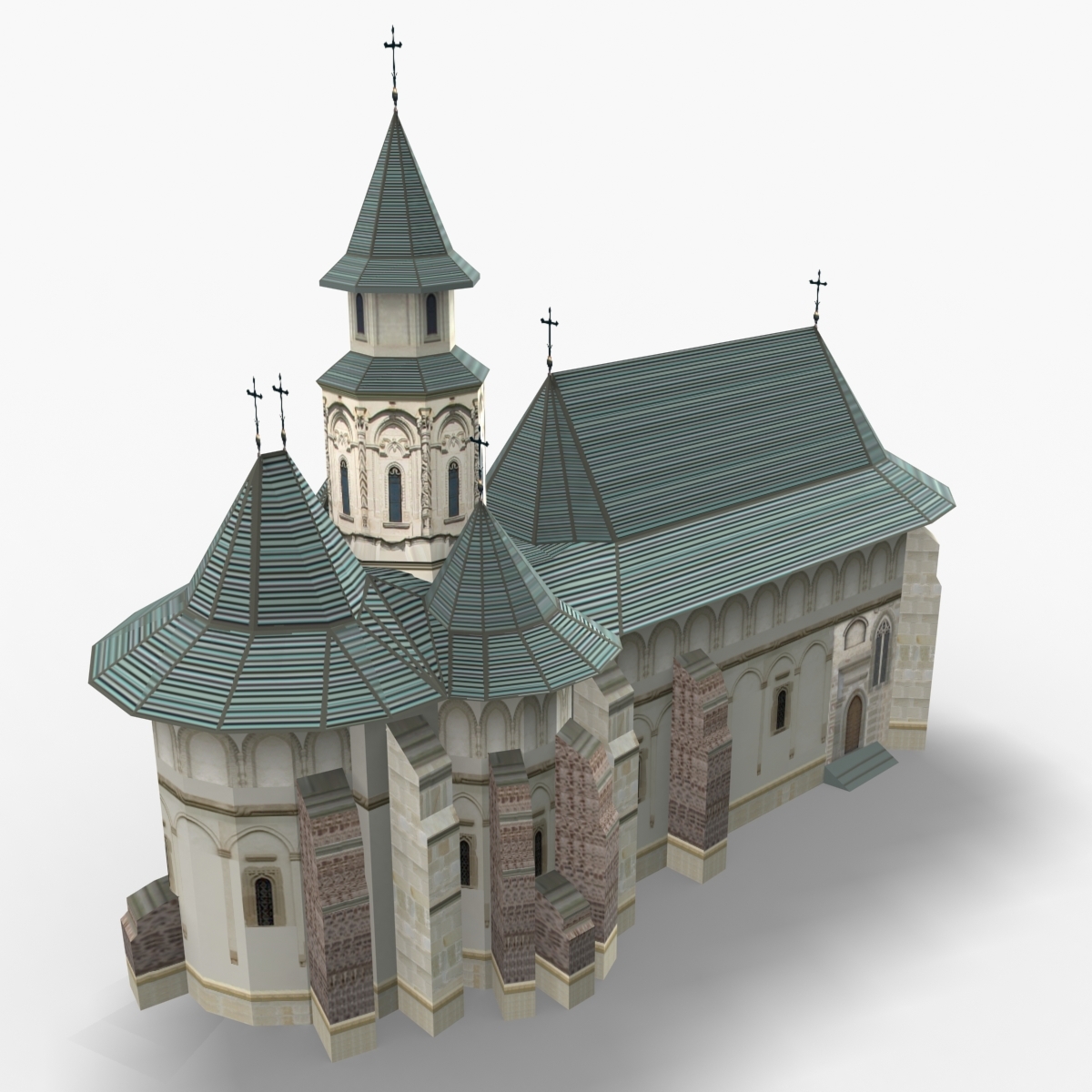 Putna monastery model - TurboSquid 1303991