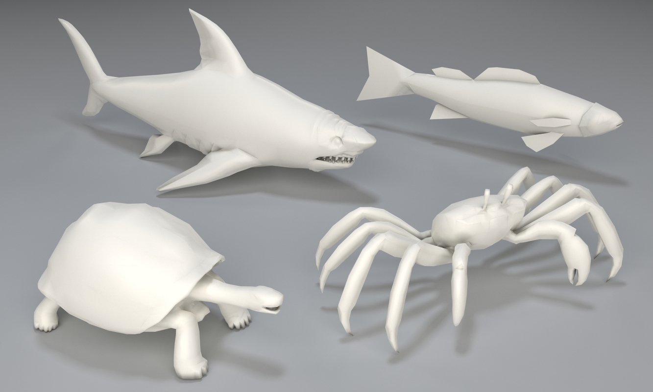 Sea Creatures STL Models for Download | TurboSquid