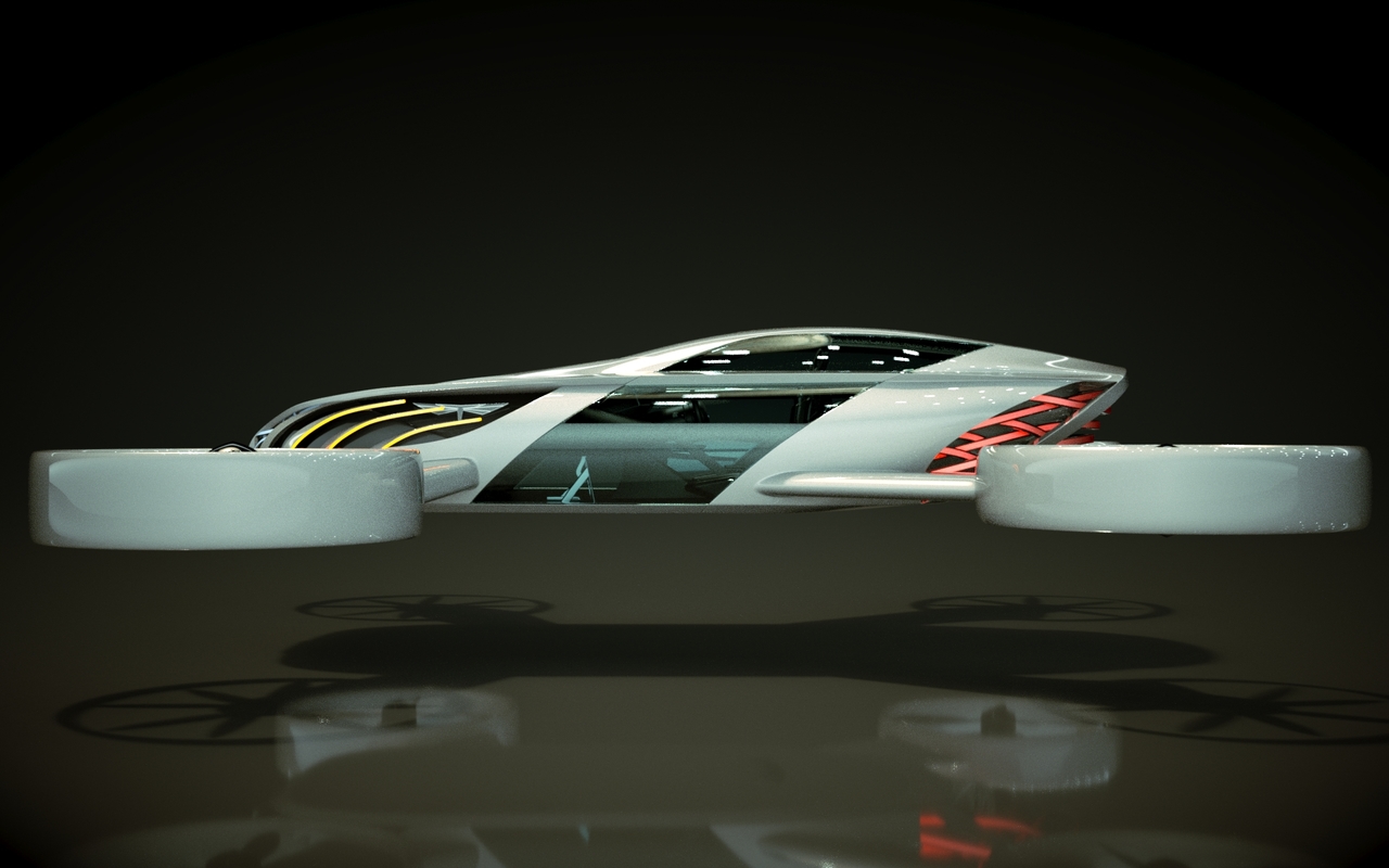 3D car copter - TurboSquid 1304211