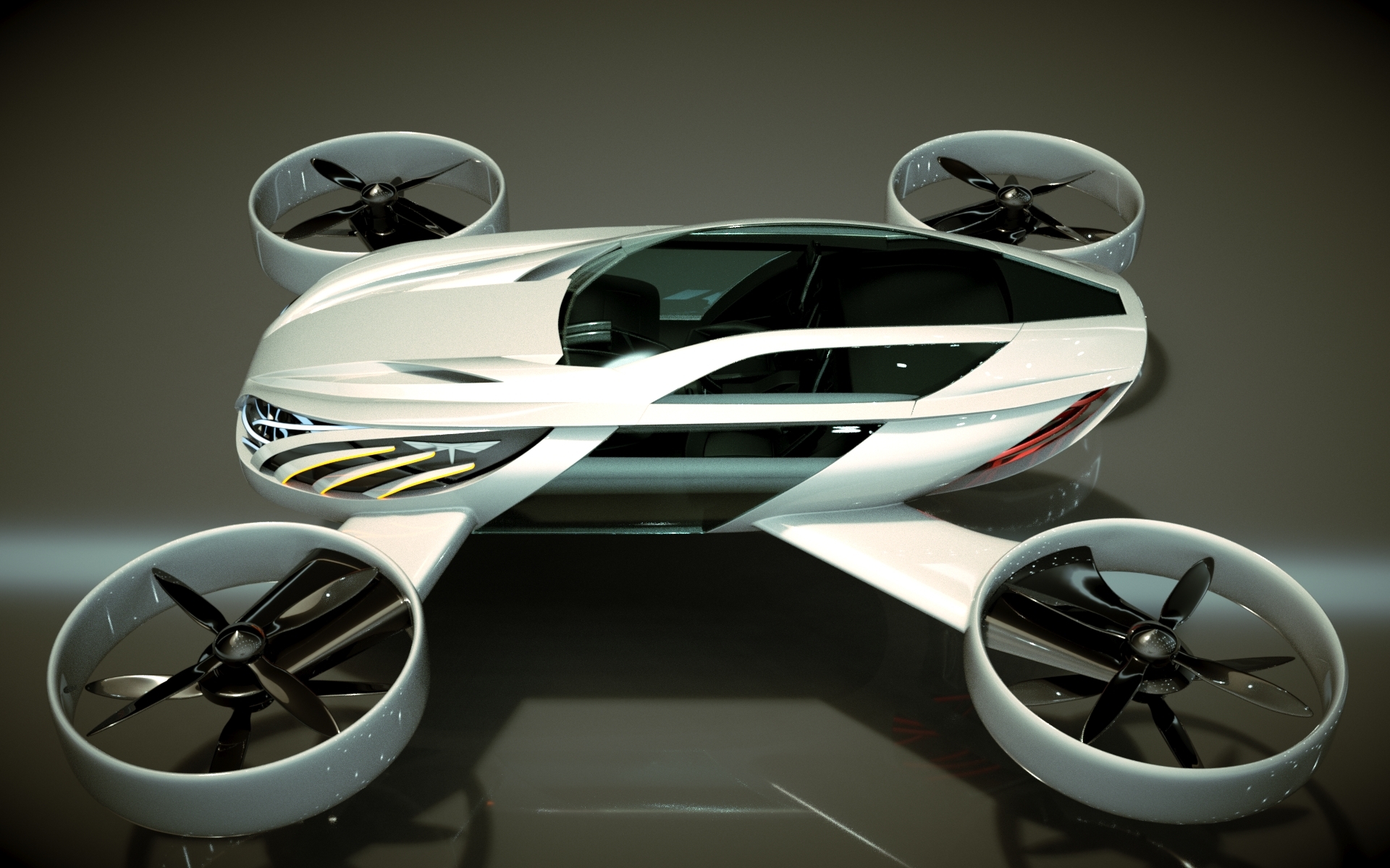 3D car copter - TurboSquid 1304211