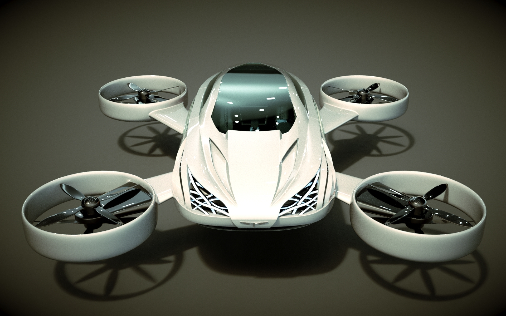 3D car copter - TurboSquid 1304211