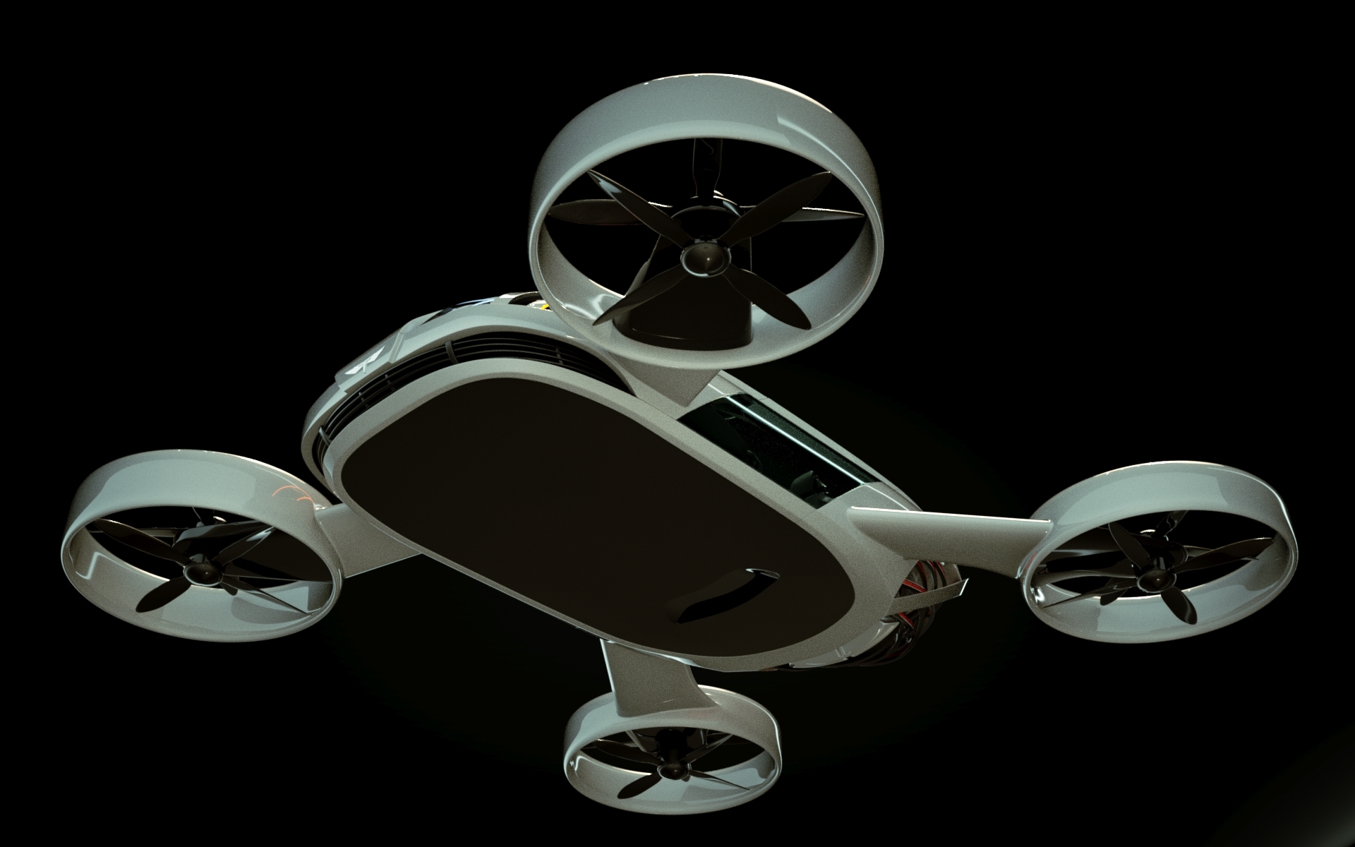 3D car copter - TurboSquid 1304211
