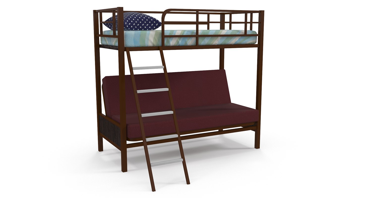 3D model bunk bed - TurboSquid 1304418