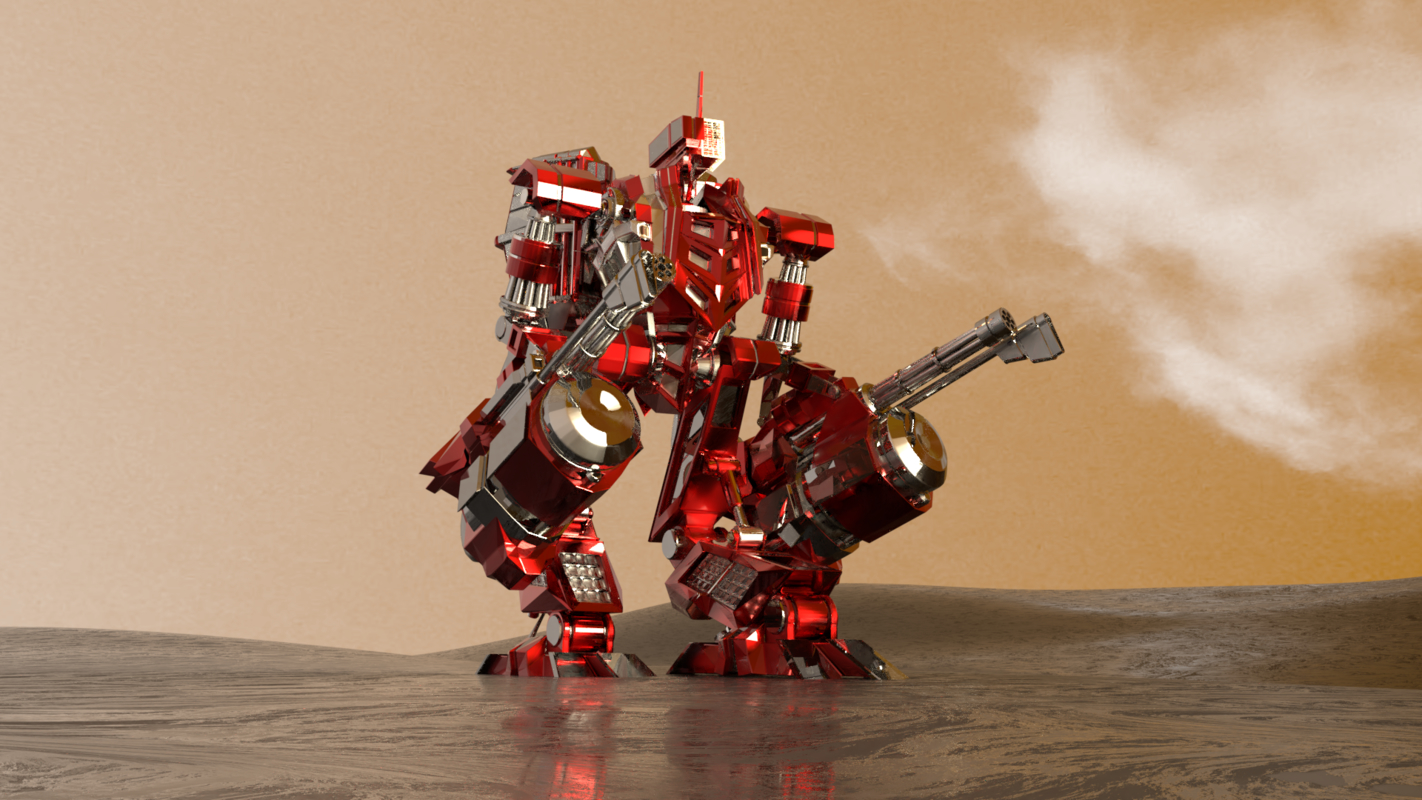 3D simple mech - TurboSquid 1304420