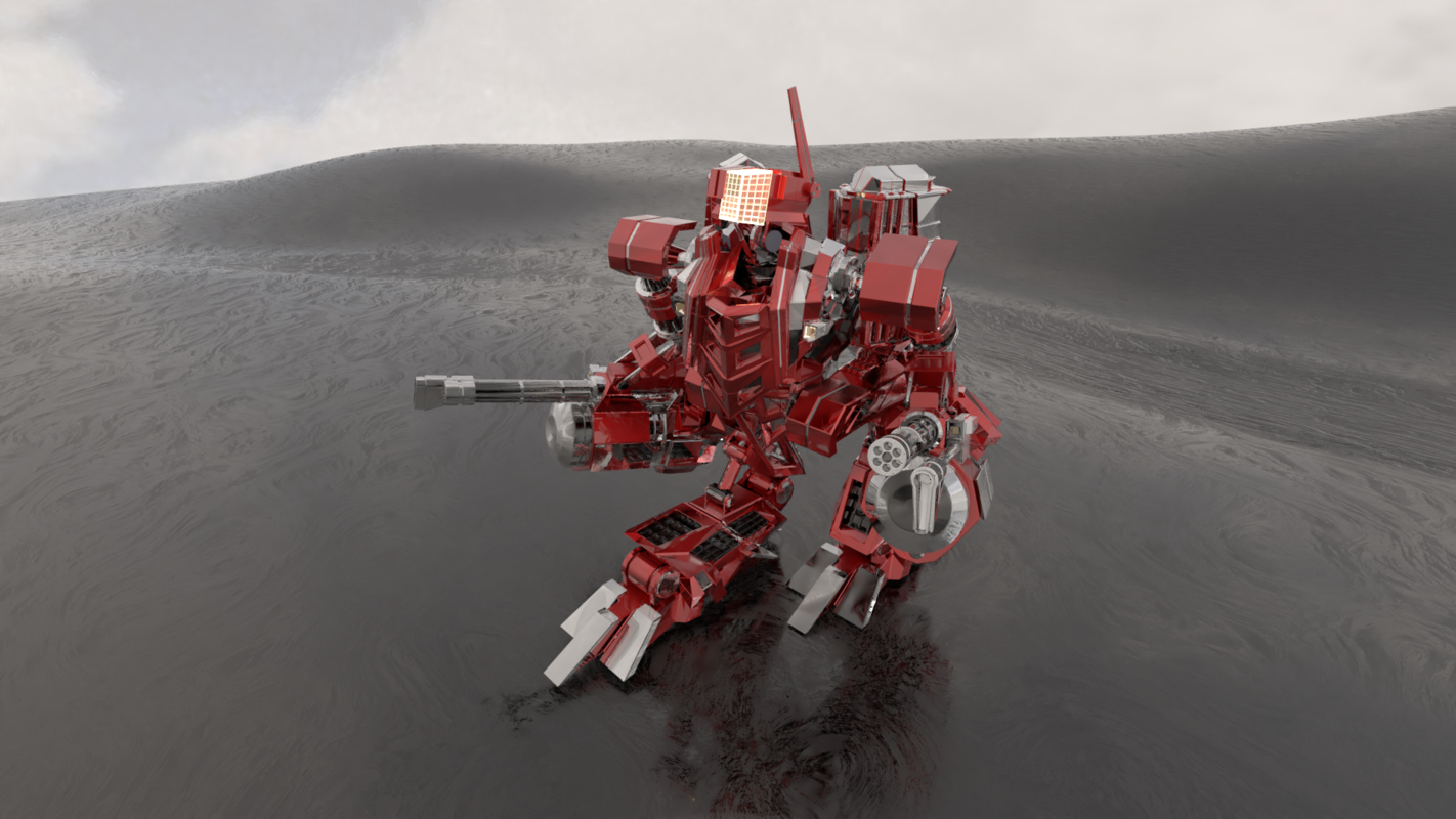 3D simple mech - TurboSquid 1304420