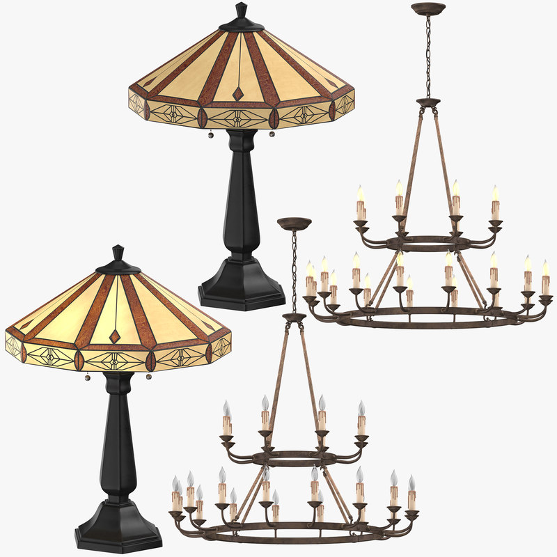 3D classical lights model - TurboSquid 1304704