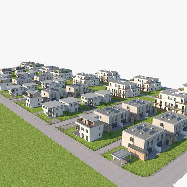 3D Suburbs Models | TurboSquid
