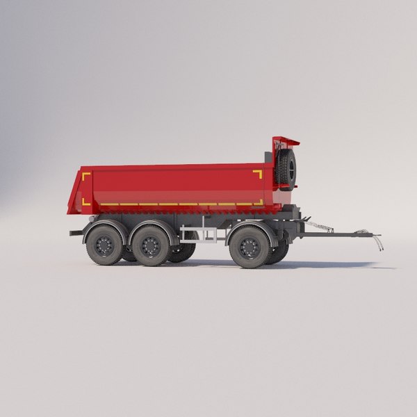 3D tipper trailers - TurboSquid 1304917