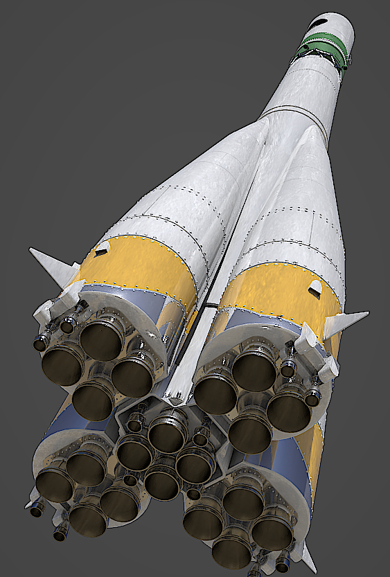 Modello 3D R-7 Rocket Semyorka Vostok - TurboSquid 1305045
