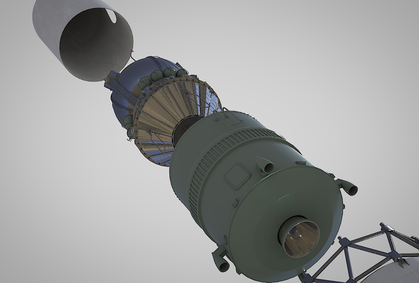3D r-7 rocket vostok - TurboSquid 1305045