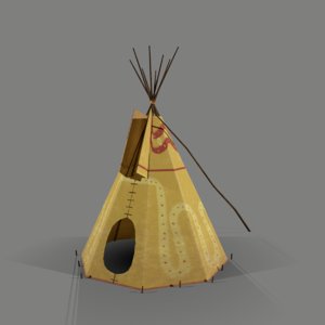 3D Tipi Models | TurboSquid
