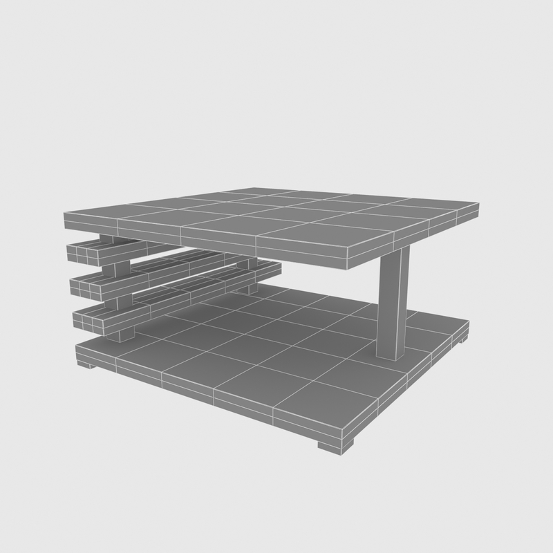 3D contemporary coffee table 1 - TurboSquid 1305249