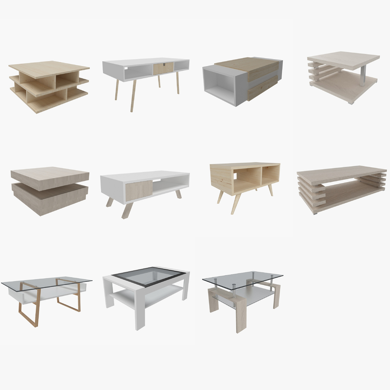 3D contemporary coffee table 1 - TurboSquid 1305249
