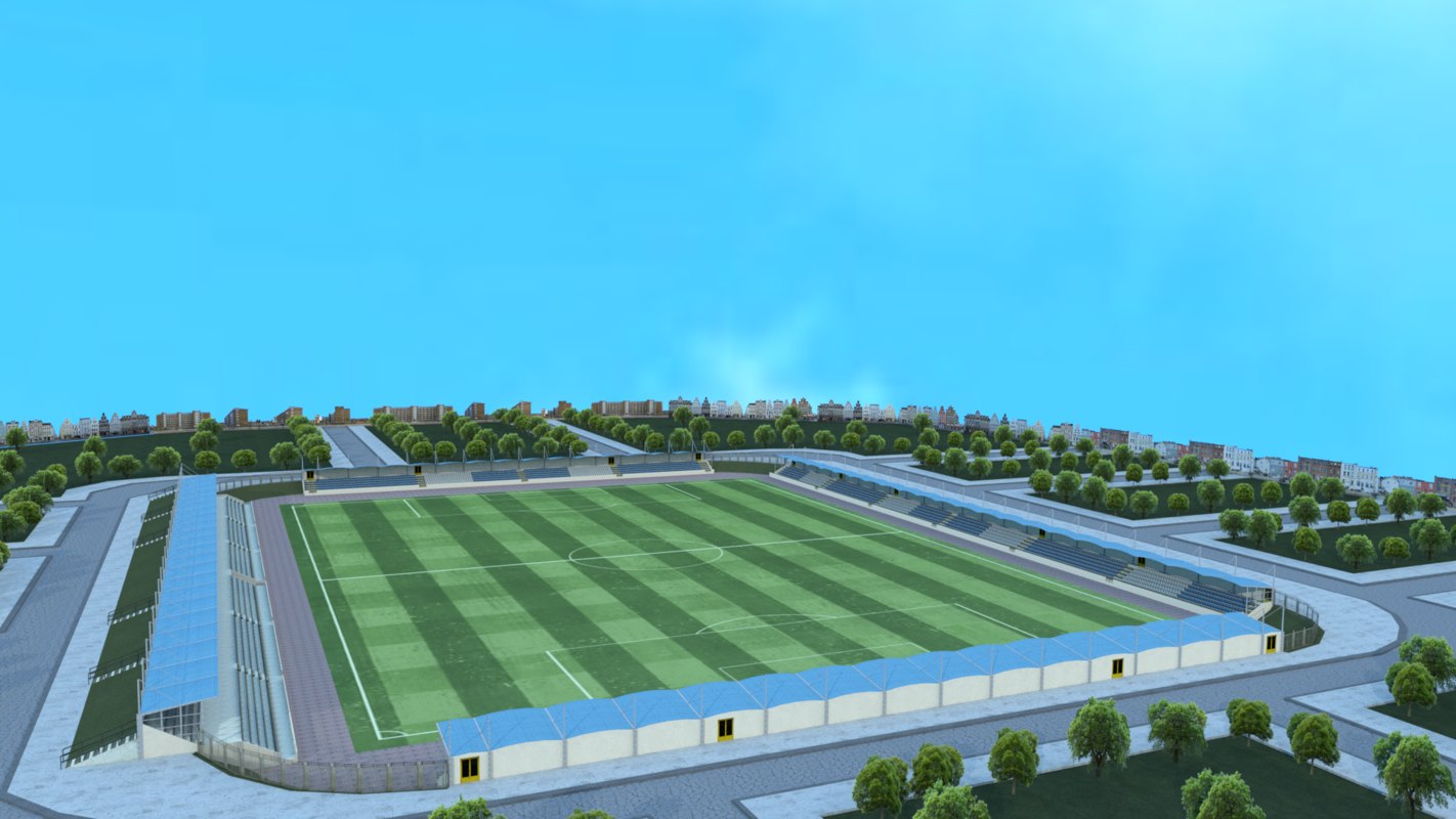 3D small random stadium - TurboSquid 1305254