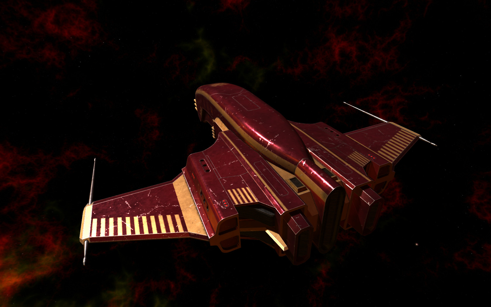 3D spaceship dagger type 1 - TurboSquid 1305285