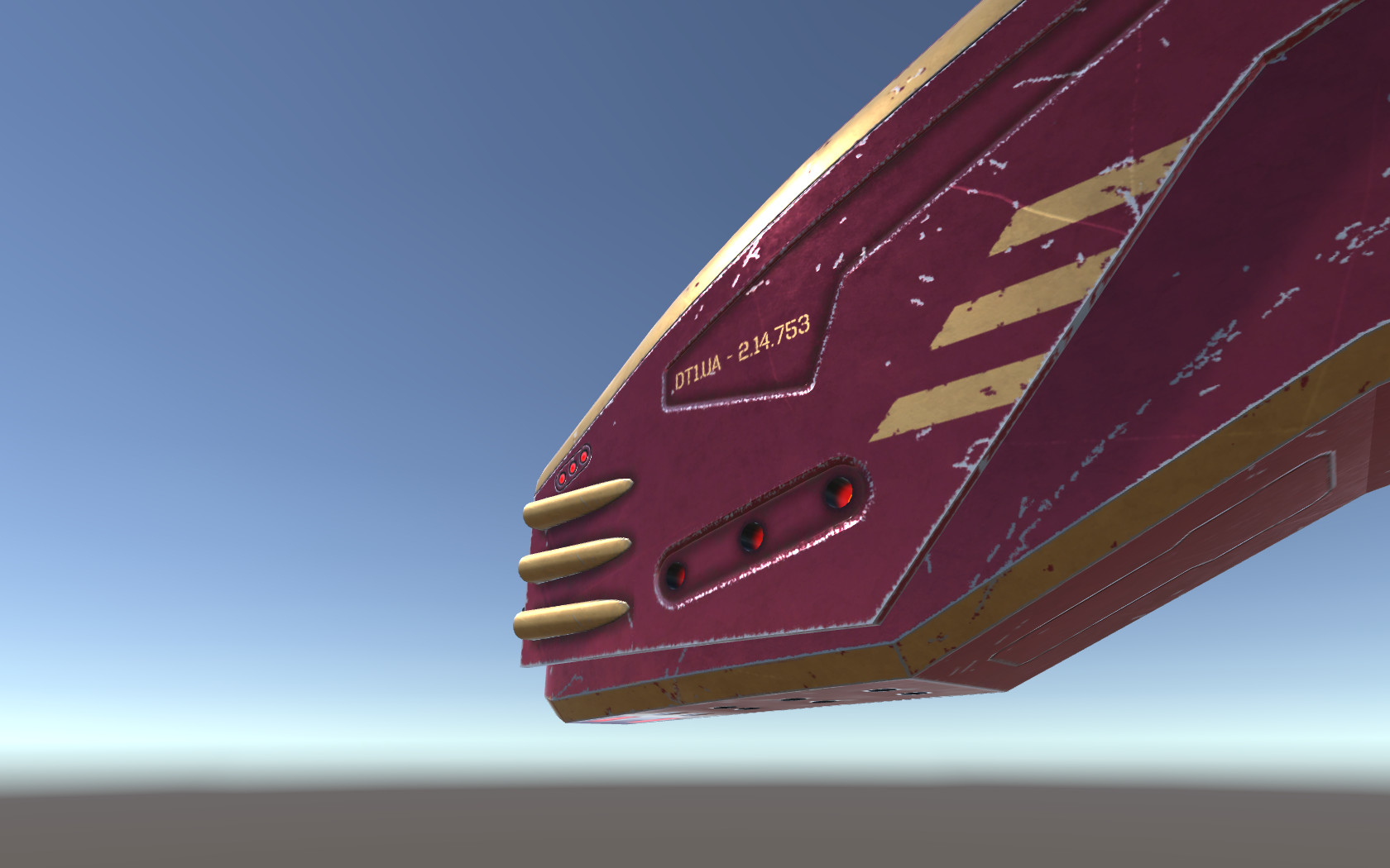3D spaceship dagger type 1 - TurboSquid 1305285