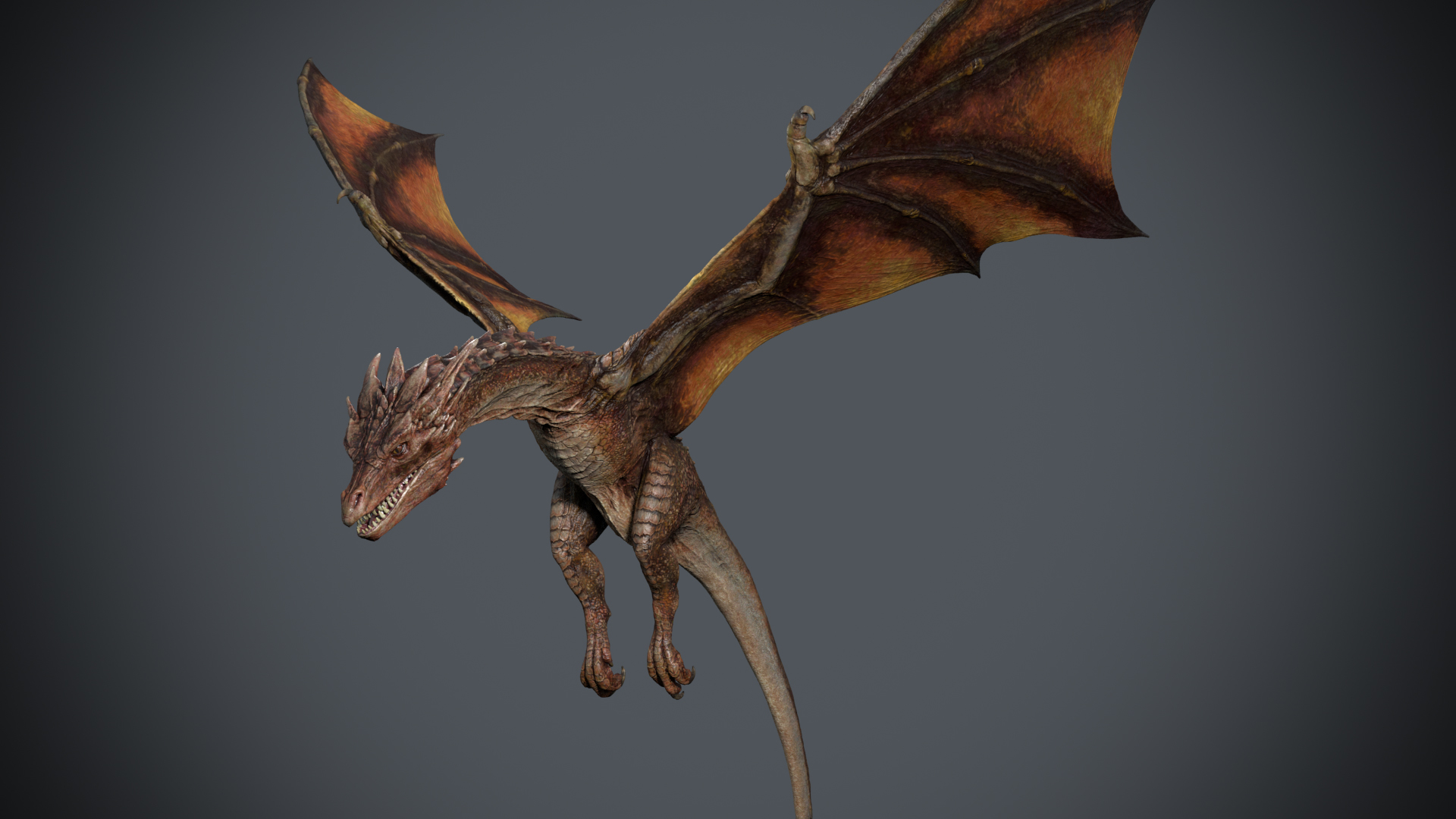 Dragon animation 3D model - TurboSquid 1305477