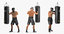 Punching bag boxer rigged 3D model - TurboSquid 1305573