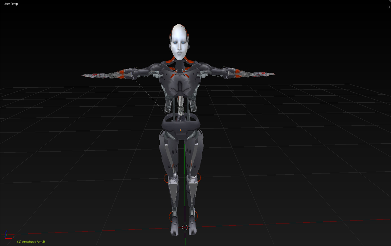 Female robot 3D - TurboSquid 1305620