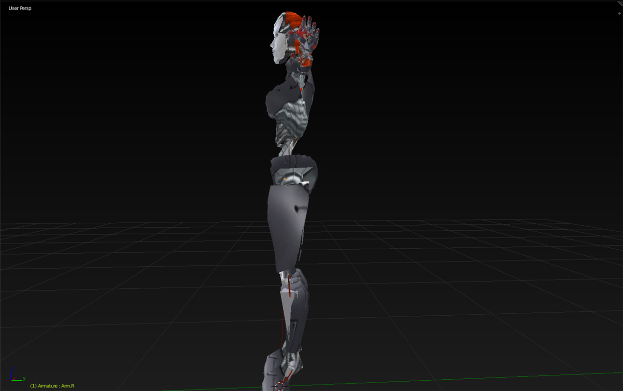 Female robot 3D - TurboSquid 1305620