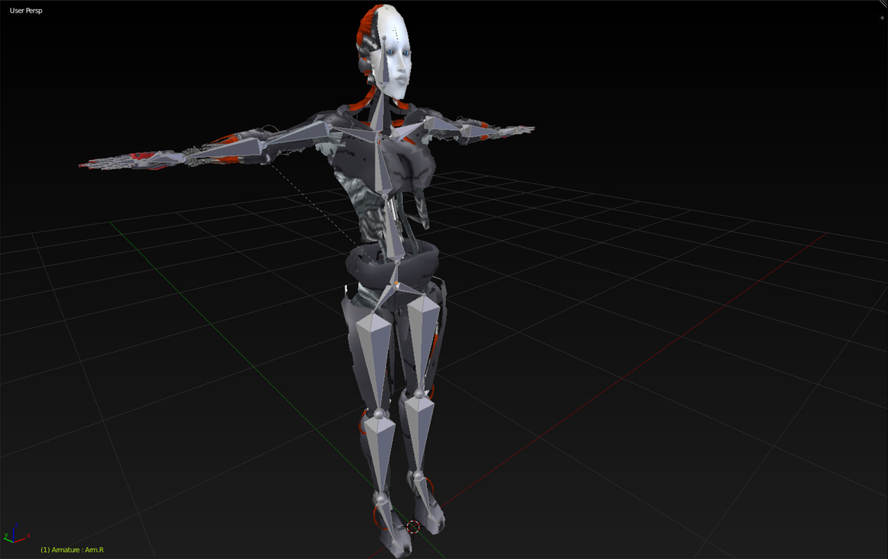 Female robot 3D - TurboSquid 1305620