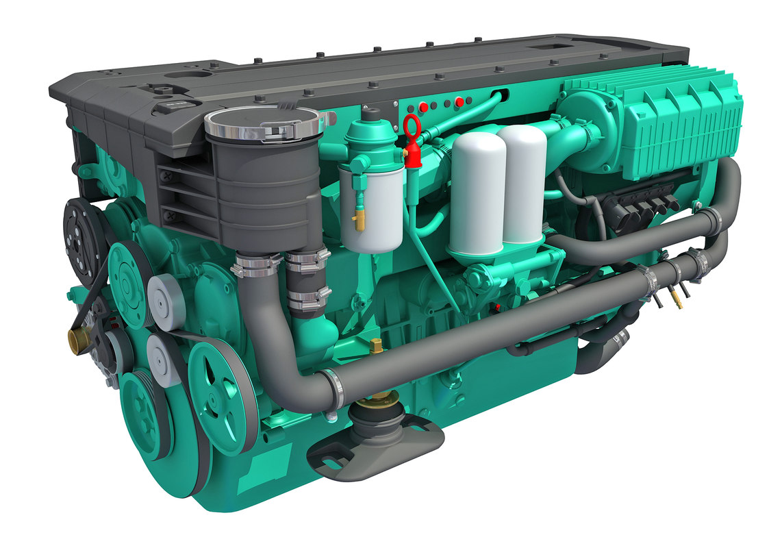 3D boat engine model - TurboSquid 1305681