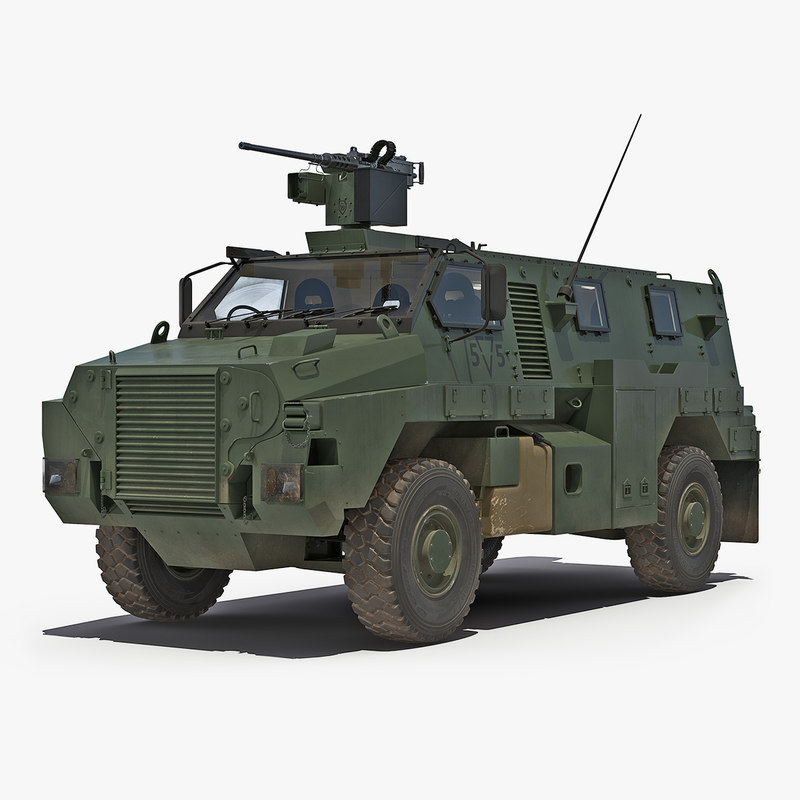 3D protected infantry vehicle bushmaster model - TurboSquid 1305786