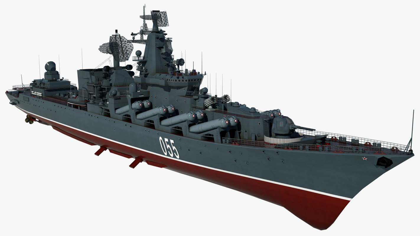 Missile cruiser varyag 3D model - TurboSquid 1305819