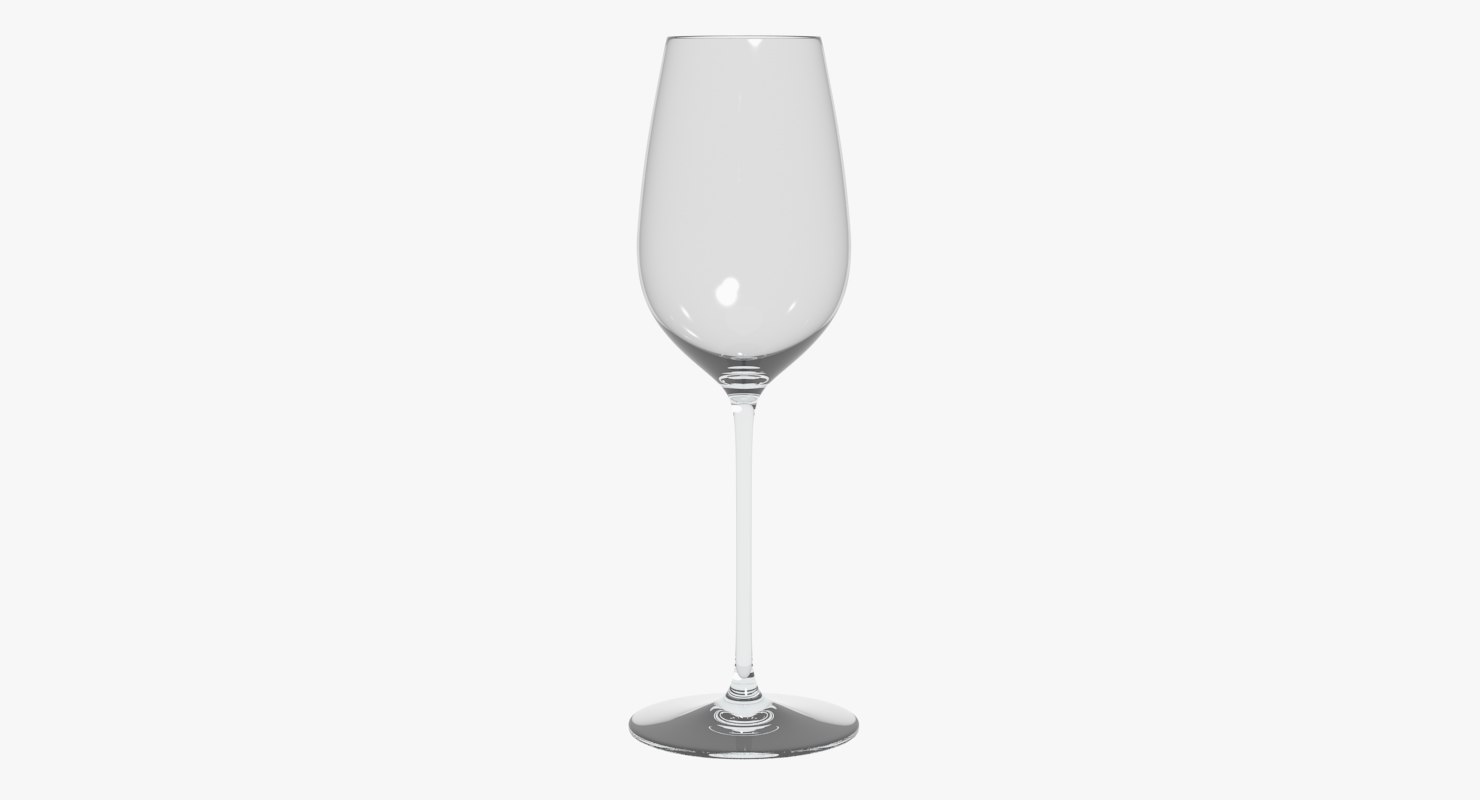 modelo 3d Vidrio Riedel Superleggero Riesling - TurboSquid 1305988
