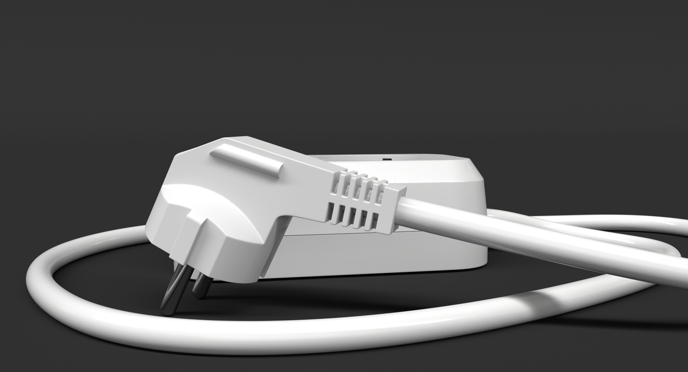 3D electrical extension cord cee model - TurboSquid 1306053
