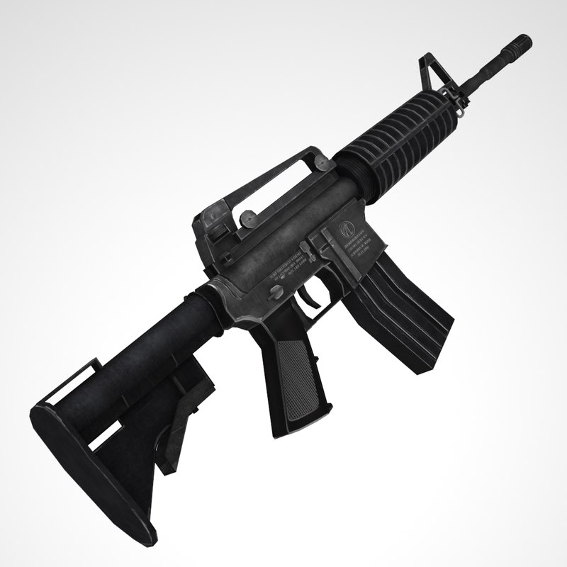 M4 gun 3D model - TurboSquid 1306113