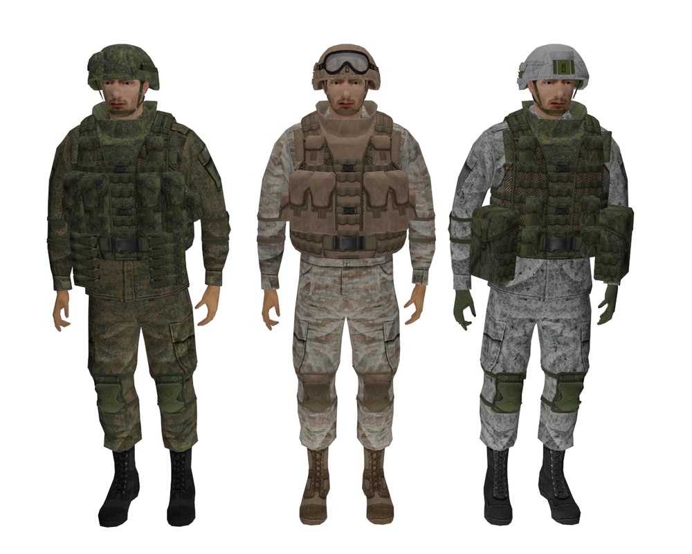 Modern soldier equipment ratnik 3D model - TurboSquid 1306300