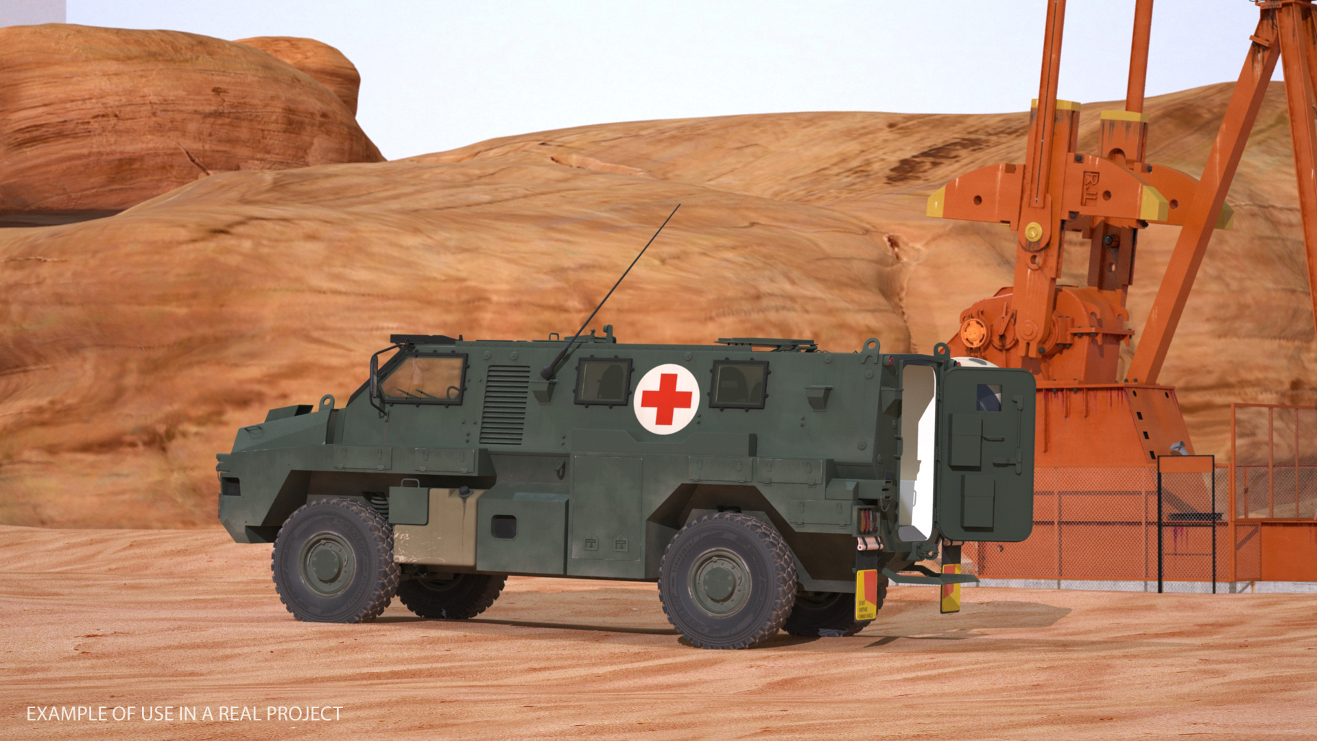 3D medic bushmaster mr6 rigged - TurboSquid 1306563