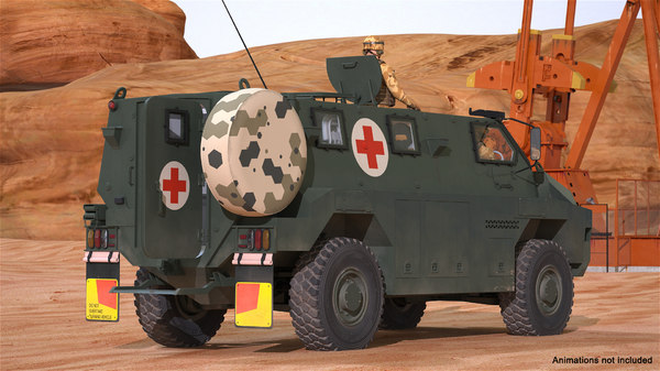 3D medic bushmaster mr6 rigged - TurboSquid 1306563