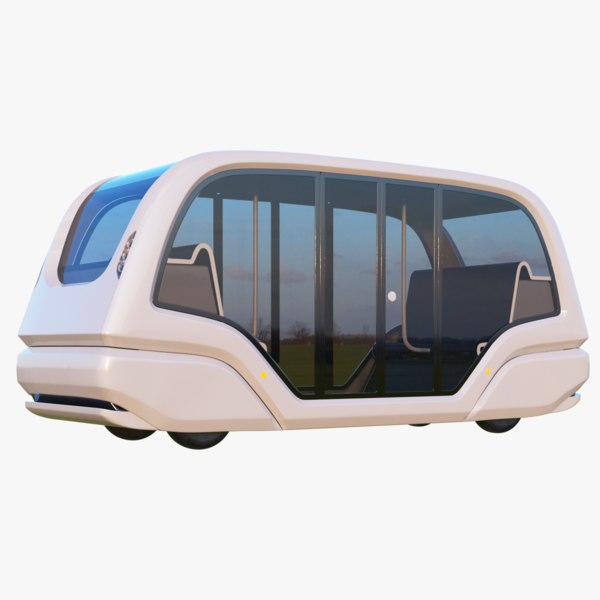 3D electric pod bus - TurboSquid 1306578