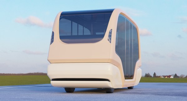 3D electric pod bus - TurboSquid 1306597