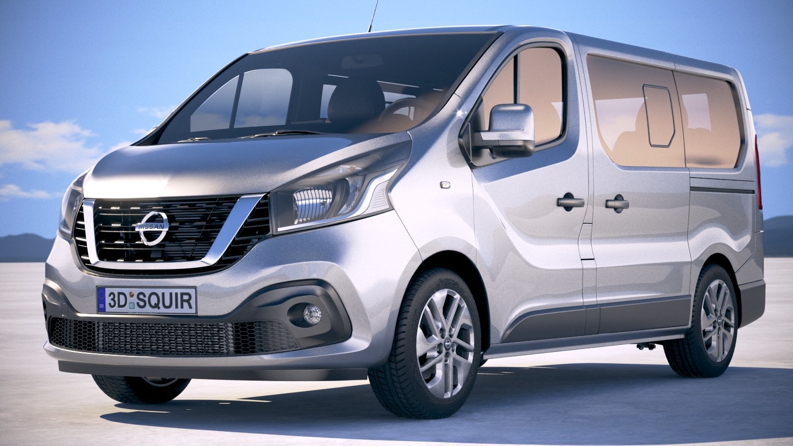 modèle 3D de Nissan NV300 Passenger 2018 - TurboSquid 1306627