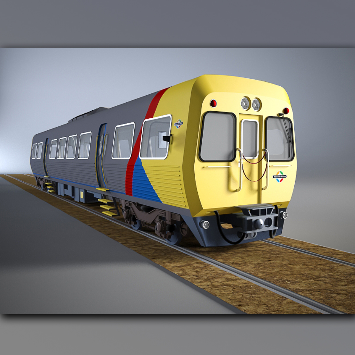 Diesel railcar 3100 class 3D model - TurboSquid 1306804
