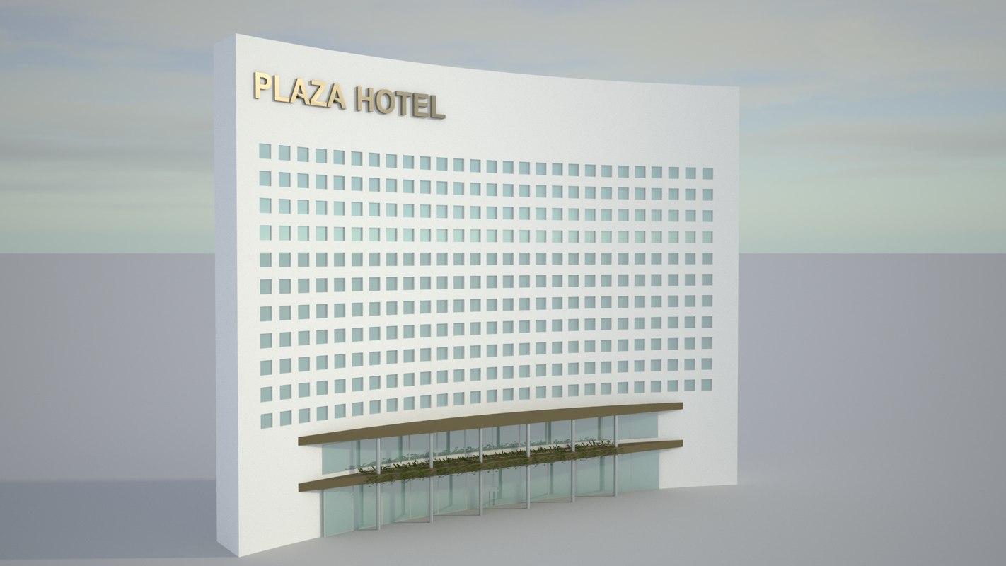3D realistic hotel architecture proxy model - TurboSquid 1307100