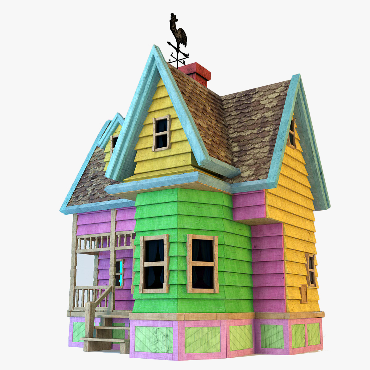 3D cartoon house toon - TurboSquid 1307151